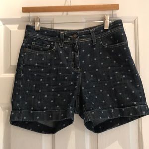 Boden | Shorts | Boden High Rise Polka Dot Shorts Us Size 4r | Poshmark